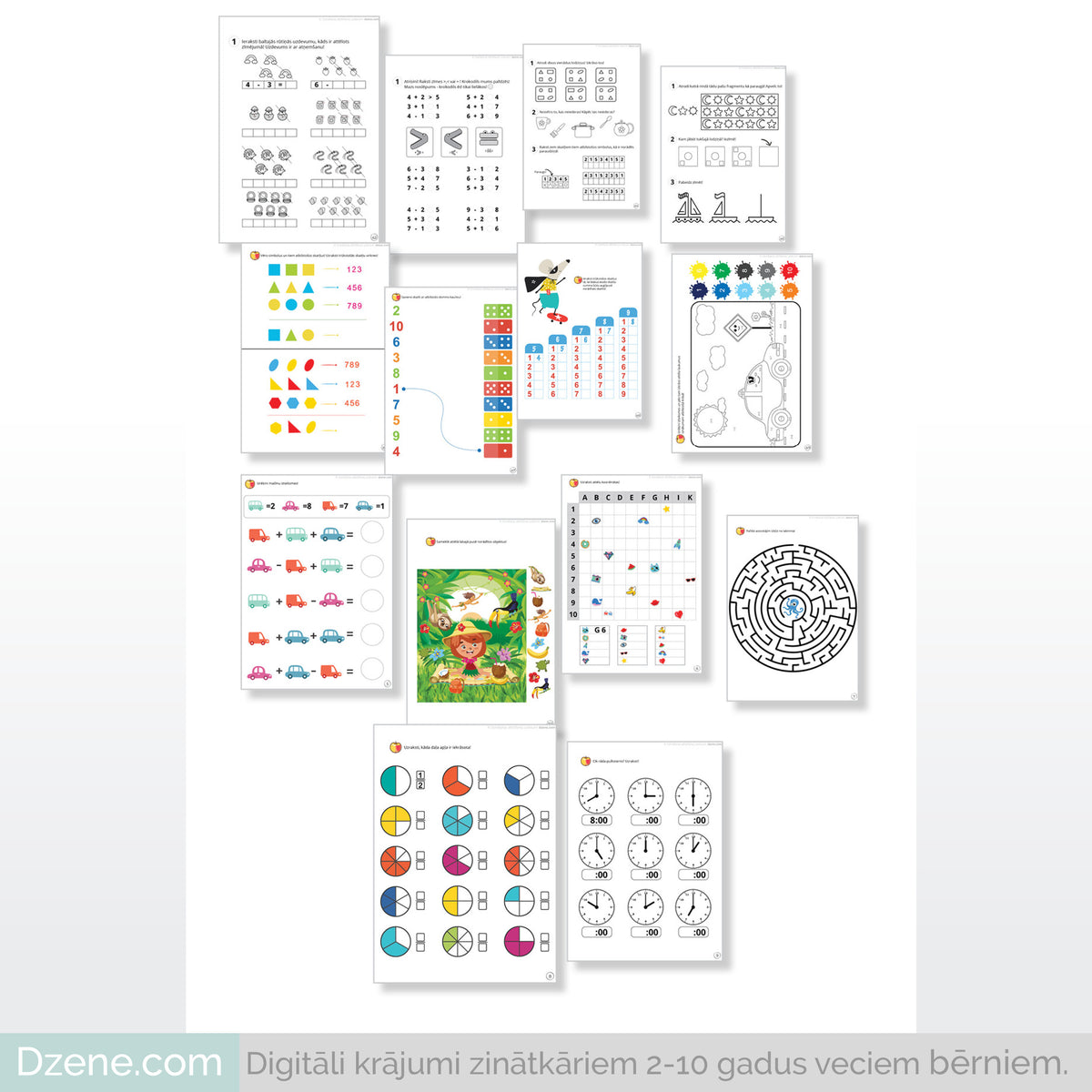 6-gadniekiem, Uzdevumu MIX-1, 50 lpp., 2024 – Dzene.com