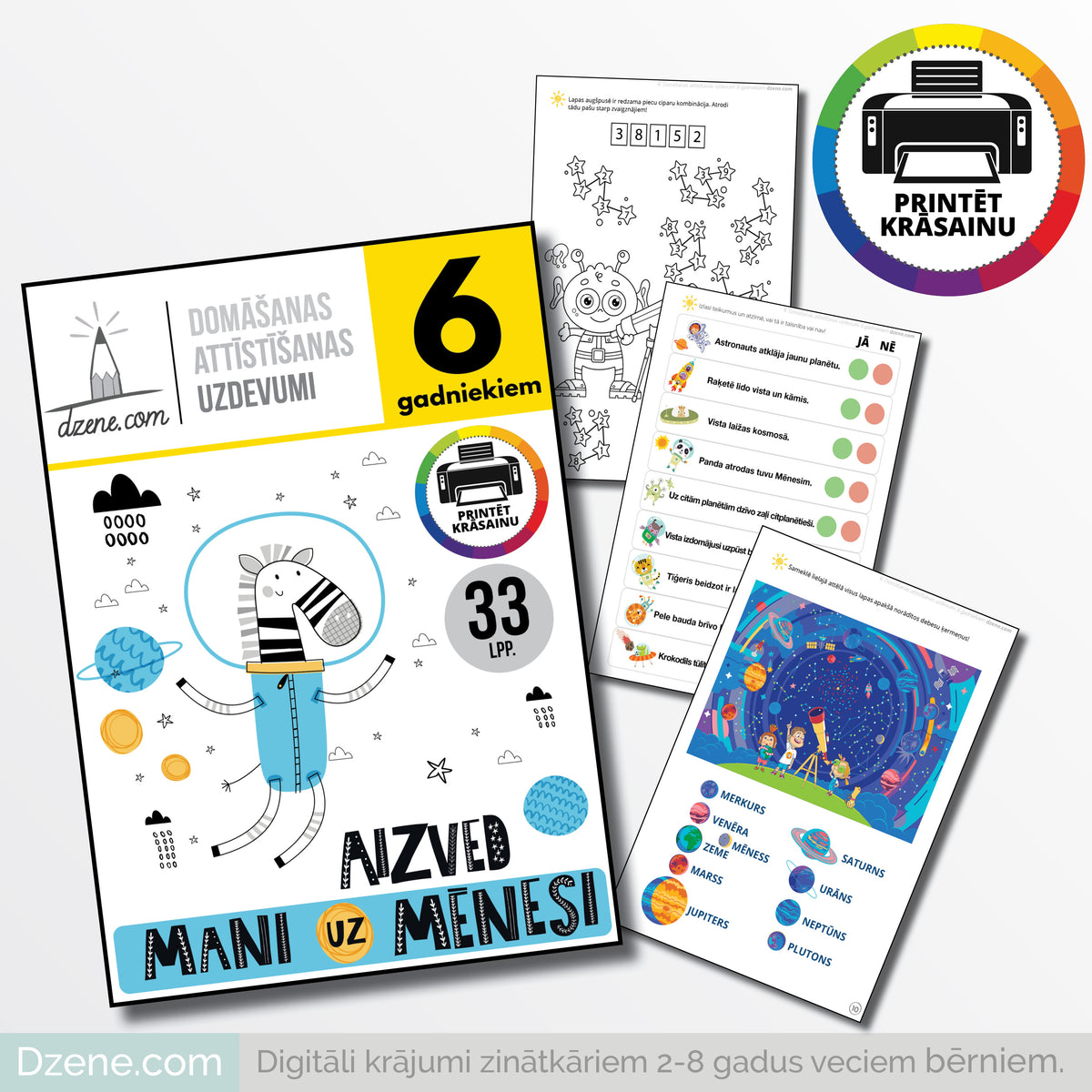 6-gadniekiem, "Aizved mani uz mēnesi", 33 lpp., 2023 – Dzene.com